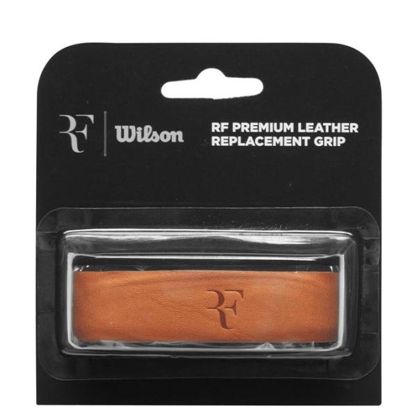 こだわり派が愛し続けるプレミアムレザーグリップ。RFロゴの刻印入り。■カラー：BROWN■素材：レザー■原産国：中国検索ワード：レザータイプ アンダーグリップ テニス ソフトテニス グリップ テニスグリップ