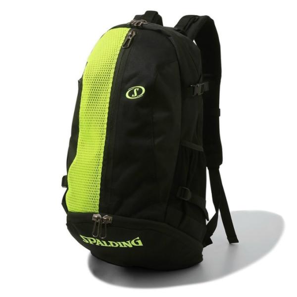 ■カラー：ブラック×ライムグリーン■サイズ：W35×H57×D32cm■容量：32L■素材：ポリエステル■特徴：・パーツの一部を通気性の良いメッシュに切り替えたNEWケイジャー。・しっかりと肉感のある丈夫なメッシュを使用しています。・ボール...