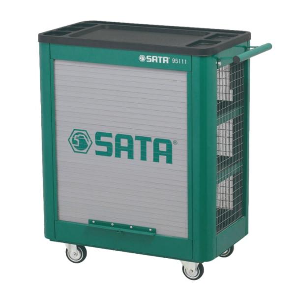 ネット仕様（3面）の為、収納工具が一目瞭然スライドドア仕様の為、開閉が便利■サイズ：横631×奥行382×高818mm■重量：22kg■耐荷重：20kg/1段（100kg/全体）■材質：本体/スチールトップトレイ/PVCスライドドア/プラス...