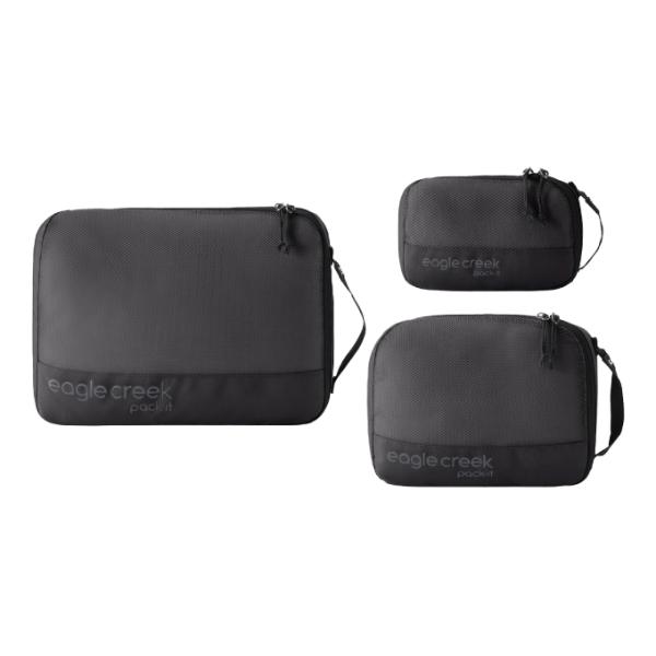 イーグルクリーク パックイット リウ゛ィールキューブ　セットのメッシュトップオーガナイザーを使えば、丸めたり折りたたんだりした衣類やアクセサリーを簡単に見つけることができます。構造がしっかりしているため、荷物のスペースを最大限に活用でき、1...