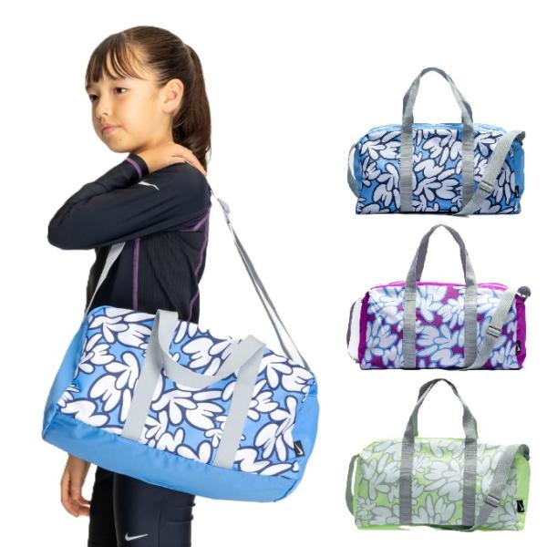 ボストンタイプのプールバッグ。ショルダーストラップは長さ調整できる。内側に名前が記入できるネームタグあり。■カラー：006SAX、012PPL、254LIME■容量：17L■サイズ：幅/40cm、高さ/24cm、奥行/19cm※製品によって...