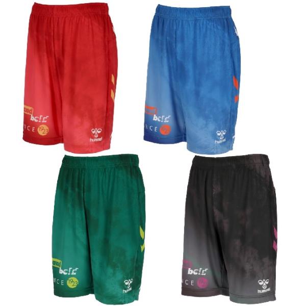 EUROロゴと北欧の自然から連想されるグラフィックを施したプラクティスパンツ。■カラー：90BK(ブラック)、211トマト、571GR、622SBL■サイズ：M(ウエスト/68cm、ヒップ/108cm、股下/18.5cm、裾幅/25cm)L...