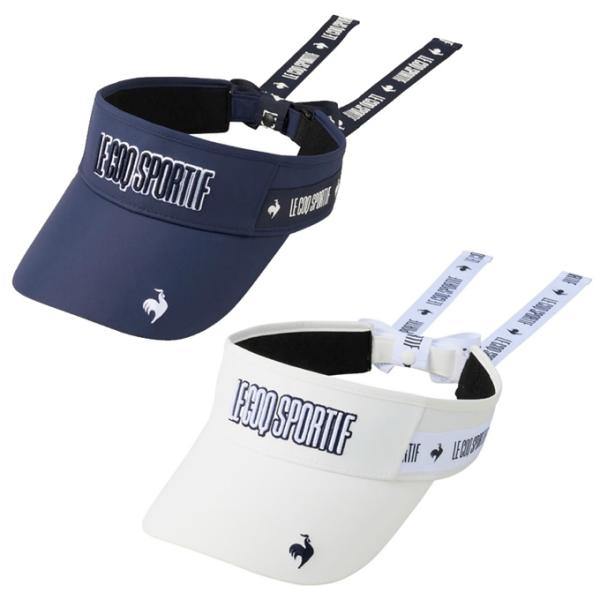 額部分に取り外し可能な接触冷感素材を使ったクーリングサンバイザー。後ろ部分には取り外し可能なリボンが付いており、スポーティさと女性らしさを兼ねそろえたアイテムになります。■カラー：NV00、WH00■サイズ：F■素材：本体/ポリエステル10...