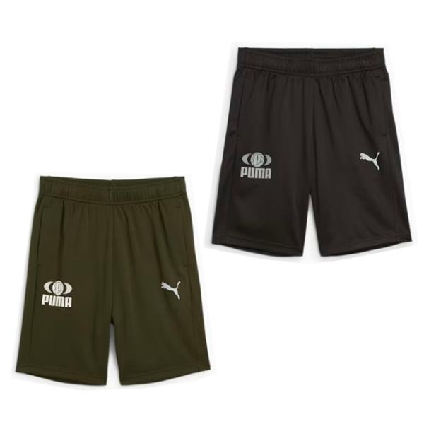 ■カラー：01 ( PUMA Black )70 ( Dark Olive )■サイズ：110 ( すそ周り/42cm、もも渡り/46cm、ウエスト/50cm、ヒップ/68cm、股下/14cm、脇丈/34cm )120 ( すそ周り/44c...