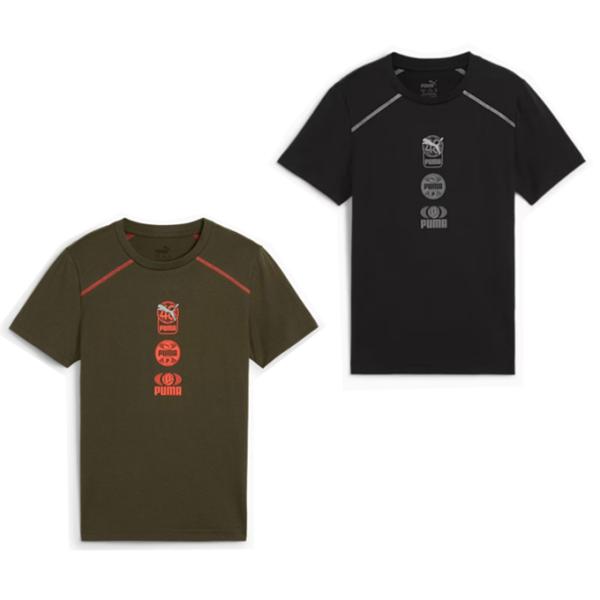 軽量でありながらタフで大胆なグラフィックのTシャツ。放課後のトレーニングでも、仲間とのプレーでも注目の的に。吸湿速乾で、ゲームに集中できます。「頑張るか、超頑張るかの二択で考える」トレーニングのためのトップスです。■カラー：01 ( PUM...