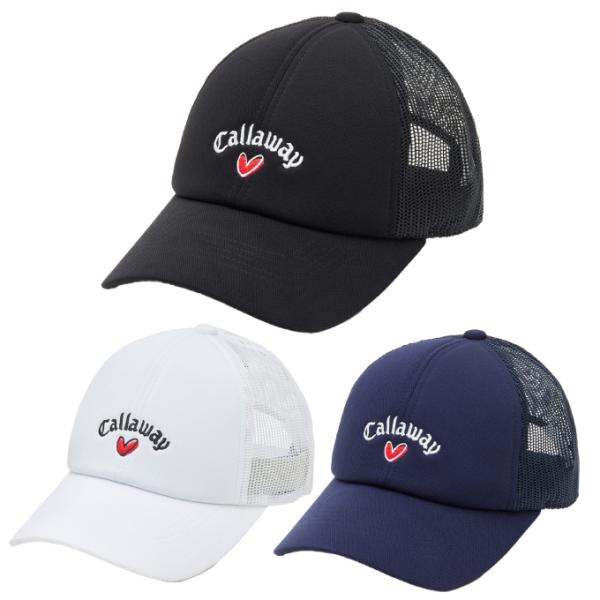 Love Callawayのアイコン刺繍を施したメッシュキャップ。春夏の爽やかなイメージにぴったりのメッシュ素材を採用し、カラーバリエーションも豊富に揃えました。気分やシーンに合わせて多様なスタイリングをお楽しみください。■カラー：1010...