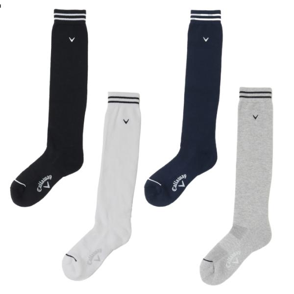 キャロウェイシェブロン刺繍を施した定番ハイソックス。適度にしっかりした厚みのある足底サポートを配置し、ズレにくく、足底パイルでクッション性のある快適性を高めた履き心地。■カラー：1010 ( ブラック )1020 ( グレー )1030 (...