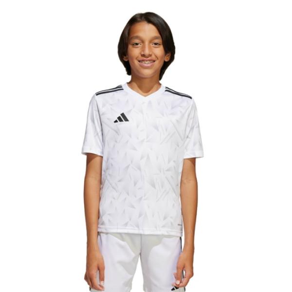 リサイクル素材で作られた、80年代風デザインの試合用ジャージー。<br>■カラー：WH/BK(JJ1953/WHITE/BLACK)<br>■サイズ：130、140、150、160<br>■素材：ポリエス...