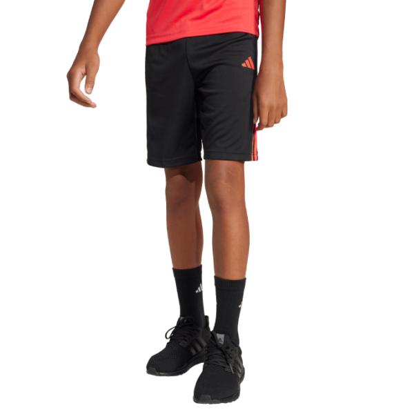 日々の一瞬一瞬を大切に。ウエストのドローコードで身体にしっかりフィットするよう調節できる、快適で軽量なジュニア向けアディダスショーツ。だからさっとはいて、すぐに外へ出られる。トレーニングがヒートアップしてきても、AEROREADYファブリッ...