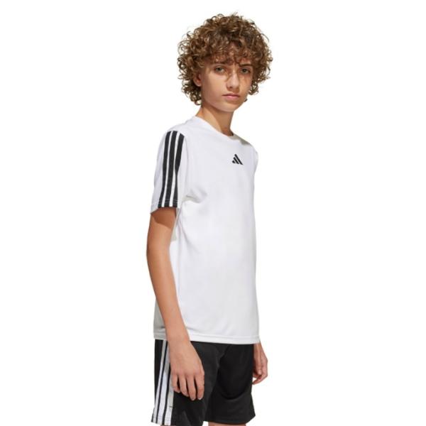 身体を涼しくドライに保つ、吸湿性に優れたCLIMACOOLのTシャツ。 ■カラー：WH(JJ1033/WHITE/BLACK)■サイズ：120、130、140、150、160■素材：ポリエステル100%■着用感：レギュラーフィット■特徴：ク...
