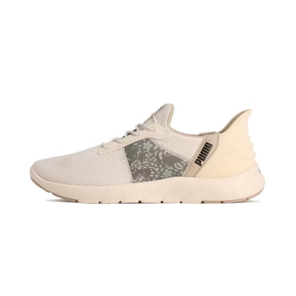 立ったまま、スッと履ける。「楽ふわっ」な履き心地を提供するソフトライドシリーズから、新モデルのイーズイン(EASEIN)が登場。■カラー：WRWH/BK(Warm White-PUMA Black)■サイズ：23.0〜25.0cm■素材：ミ...