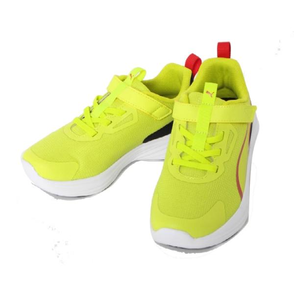 ■カラー：LEMONSH／BK■サイズ：18.0cm、18.5cm、19.0cm、19.5cm、20.0cm、20.5cm、21.0cm、21.5cm、22.0cm■素材：アッパー/合成繊維+合成樹脂ポリウレタン+合成皮革ミッドソール/合成...