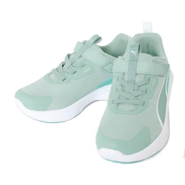 ■カラー：MDMINT/AQA■サイズ：18.0cm、18.5cm、19.0cm、19.5cm、20.0cm、20.5cm、21.0cm、21.5cm、22.0cm■素材：アッパー/合成繊維+合成樹脂ポリウレタン+合成皮革ミッドソール/合成...