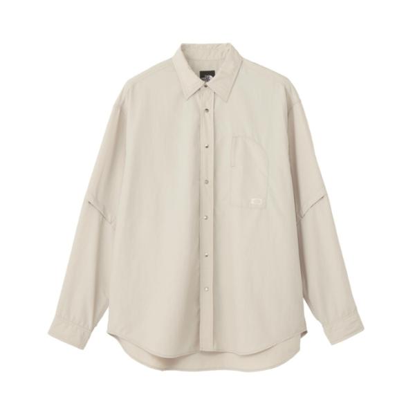 都市生活での移動にフォーカスし、自転車での走行を快適にするディテールや素材にこだわったコレクション。はっ水タスラン素材を採用したシャツです。■カラー：FI( ホワイト )■サイズ：S、M、L、XL■重量：約320g( Lサイズ )■素材：表...