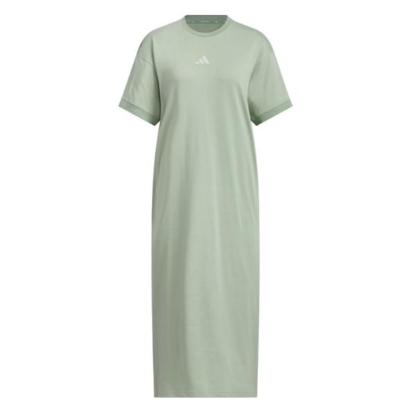 リサイクル&amp;再生可能素材を一部使用した、Tシャツワンピース。■カラー：LGR(JN9971/SILGRN)■サイズ(cm)：S ( 胸囲/75 - 78、ウェスト/62 - 64 )M ( 胸囲/79 - 82、ウェスト/65 - ...