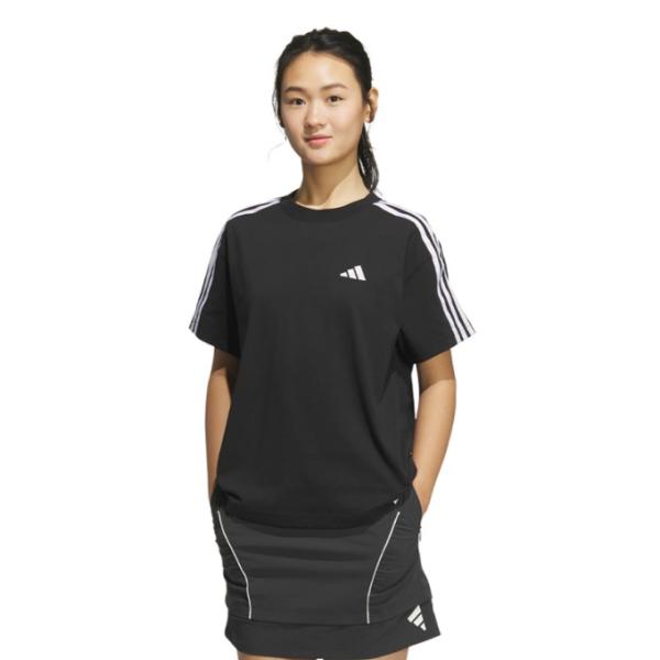 リサイクル&amp;再生可能素材を一部使用したTシャツ。■カラー：BK(JW4499/BLACK)■サイズ(cm)：S ( 胸囲/75 - 78、ウェスト/62 - 64 )M ( 胸囲/79 - 82、ウェスト/65 - 68 )L ( ...