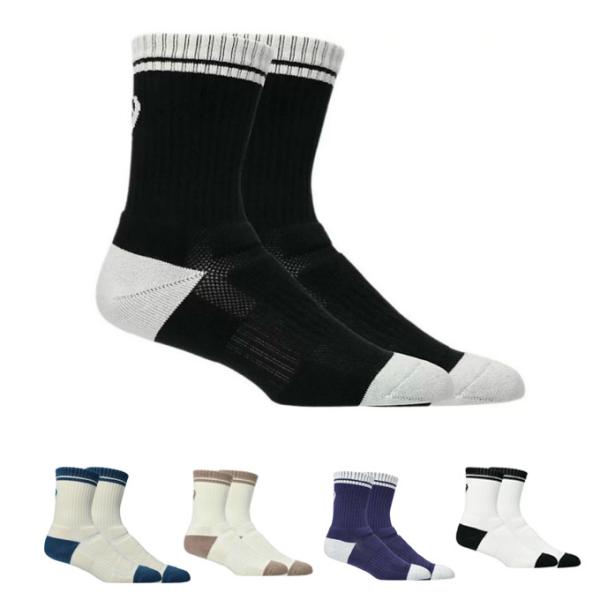 MIDTOWN KRAKENSアイテム。アーチサポート設計で履き口を折り返しても使用できる25cm丈のソックス。■カラー：001BKBIRCH(パフォーマンスブラック×バーチ)100WHBK(ブリリアントホワイト×パフォーマンスブラック)2...