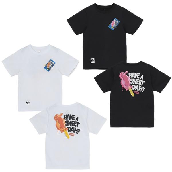 ■カラー：Black、White■サイズ(cm)：90-100（S 着丈/38.5、肩幅/28、身幅/31、袖丈/11 )100-115（M 着丈/42.5、肩幅/30、身幅/33、袖丈/13.5 )115-130（L 着丈/47.5、肩幅...