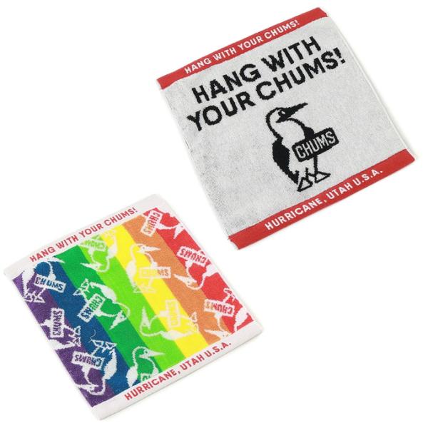 “CHUMS ＆ BOOBYシリーズ”のハンドタオルCHUMSロゴやブービーバードをモチーフにした“CHUMS ＆ BOOBYシリーズ”のハンドタオル。優れた吸水性と肌触りの良さが魅力。左端のループとスナップボタンでタオルハンガー等へ引っ掛...