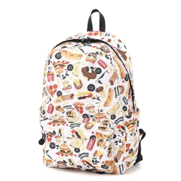 オンオフ問わずちょうど良く使える、CHUMS定番のリュックサック■カラー：FAST FOOD■サイズ：H 44 X W 30 X D 14cm※製品によって仕上りサイズに多少の誤差がありますのでご了承下さいませ。■素材：RENU Recyc...