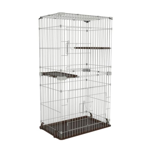 ■サイズ：　組み立てサイズ/W795×D500×H1315mm　扉サイズ/W555×H440mm　※製品によって仕上りサイズに多少の誤差がありますのでご了承下さい。　■素材：　フェンス/スチール ( 粉体塗装 )　ジョイントパーツ、フェンス...