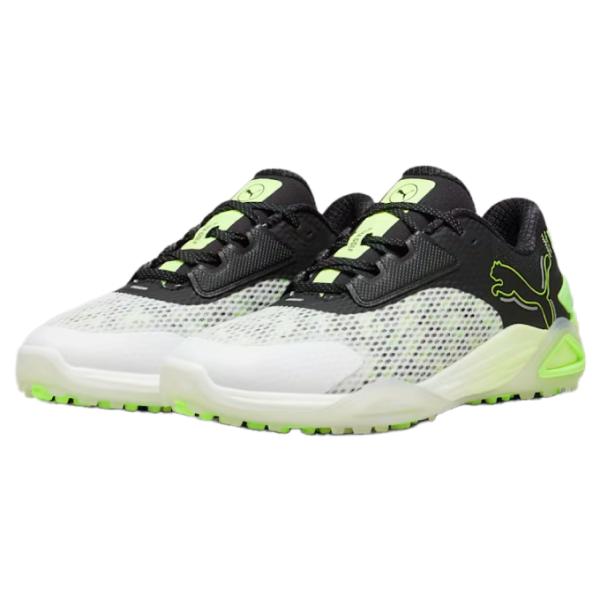 ■カラー：WH/BK/FA07 ( PUMA White-PUMA Black-Fizzy Apple )■サイズ：25.0-29.0cm■素材：ミッドソール / 合成繊維100%中敷き / テキスタイル100%アウトソール / ラバー76...