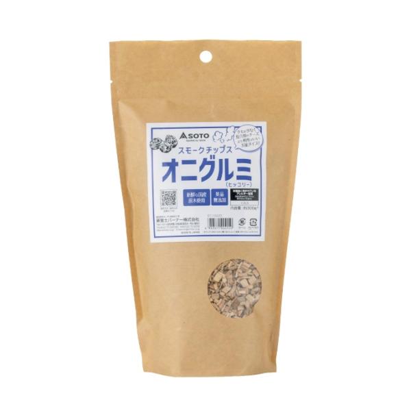 新鮮な原木を使用した熱燻に便利なスモークチップ。薬品無添加で自然のままの香りをお届けします。■サイズ：横幅/16cm、高さ/28.5cm、奥行/9cm※製品によって仕上りサイズに多少の誤差がありますのでご了承下さい。■重量：300g■素材：...
