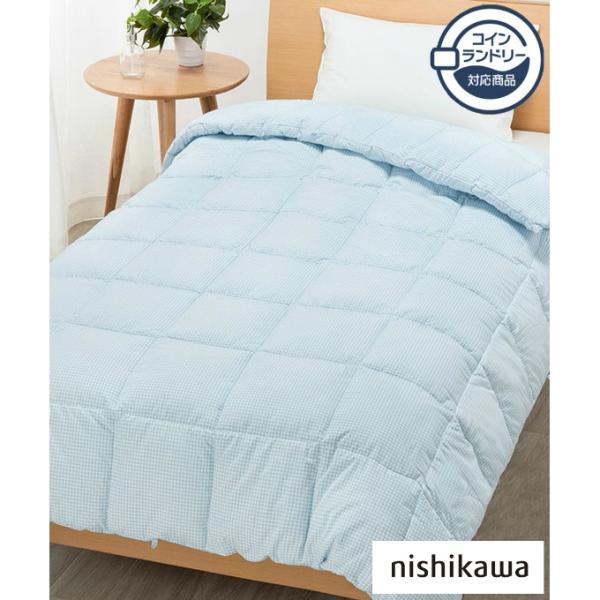 コインランドリー対応ご家庭では洗えないボリュームタイプの合繊掛けふとんふとんがわ抗菌加工特殊粒わた「Spanball」採用 コインランドリーで安心して洗える合繊掛けふとん。空気層でさらにあたたかい2層構造の特殊キルト「ダブルフェイスキルト」...