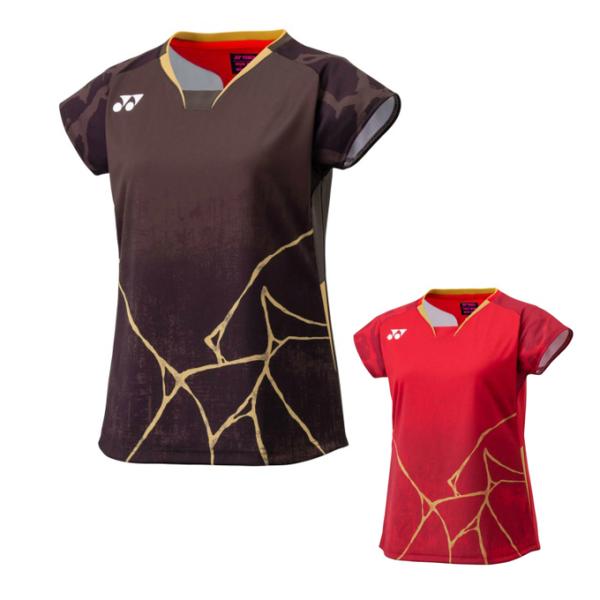 ■カラー：015BR ( ブラウン )021WI ( ワイン )■サイズ：M、L、O■素材：ポリエステル100%■特長：・日本バドミントン協会審査合格品・ベリークールドライ/涼感＋DRYで、もっと快適に　「ベリークール」がさらに進化し、汗を...