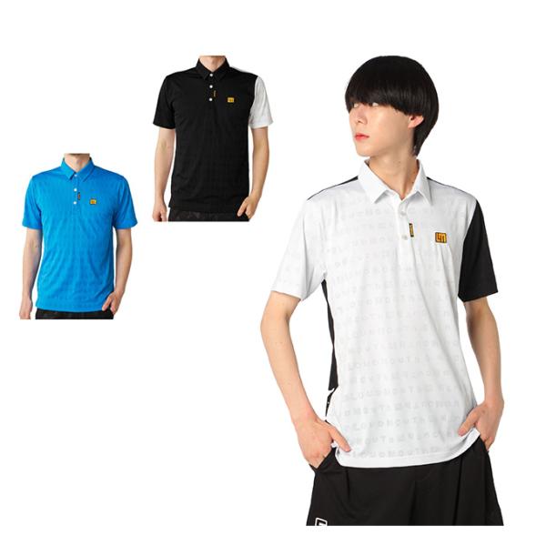 LOUDMOUTHロゴメッシュJQで涼しく快適素材の半袖シャツ。無地ライクでどんなアイテムとのコーディネートも楽しめる汎用性の高いアイテム。WT×Blackの組み合わせ配色デザイン展開もあり。■カラー：998、966、999■サイズ：M (...