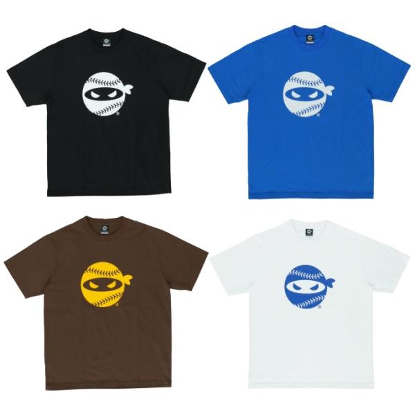 "ピッチングニンジャ"の愛称でMLB選手から絶大な支持を集める、MLB公認アナリストのロブ・フリードマン氏が立ち上げたアメリカ発祥のベースボールブランド。フロントにニンジャのプリントロゴが入ったベーシックデザインの半袖Tシャツ。■カラー：B...