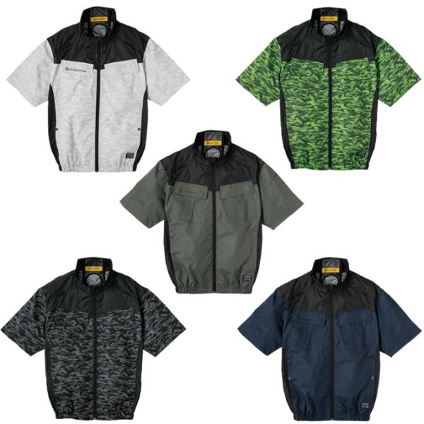 GLADIATOR×VOLTCOOL日傘遮熱とペルチェクーラーで熱中症から守るフルハーネス対応の空調ウェア。シート着座時にファンが邪魔にならないサイドファン仕様。■カラー：Dグリーン(ディアゴグリーン)Dブラック(ディアゴブラック)Dホワイ...