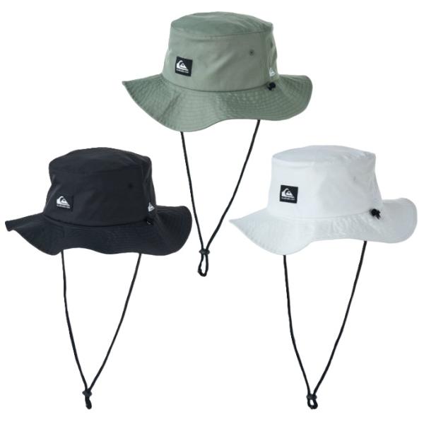 ■カラー：OLV、BLK、WHT■サイズ：F ( つば/6.5cm、高さ/8.5cm、頭回り(内寸)/62cm、幅/首紐全長90cm )■素材：ポリエステル 100%■原産国：中国■特長：・QUIKSILVERのベストセラーBUSHMAST...