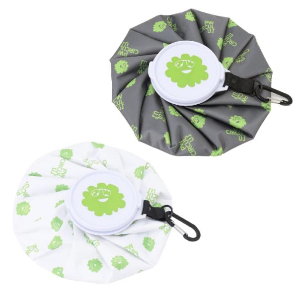 【夏のゴルフシーンに！】<br>大容量サイズのPW CIRCULUSオリジナルプリント アイスパック！<br>■カラー：<br>501 ( ホワイト系5 )<br>504 ( グレー系5 )&...