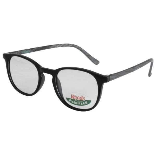 明るいカラーの、偏光機能レンズサングラス■カラー：F/Mat BLACKT/SMOKE WOODL/Light SMOKE pola■特長：・偏光度/65%・可視光線透過率/59%・紫外線カット率/99.9%検索ワード：グラサン ランニング...