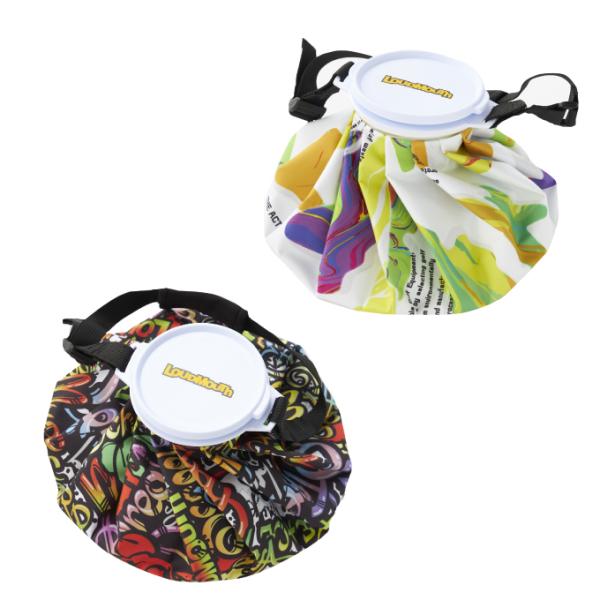 ■カラー：426、424■サイズ：F ( 高さ/27.5cm、口寸法/9.5cm )※製品によって仕上りサイズに多少の誤差がありますのでご了承下さい。■素材：本体 / ポリエステル100% ( 裏側 / PVCコーティング )ふた / ポリ...