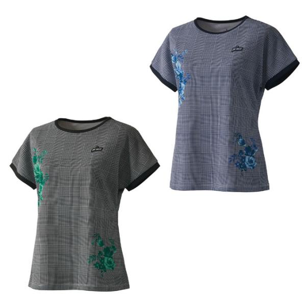 グレンチェックの上にサザンカをイメージした花を大胆にプリントしたゲームシャツ。全面プリントなのに生地の風合いを損なわず、柔らかいのが特徴。■カラー：127NVY ( ネイビー )165BLK ( ブラック )■サイズ：M、L■素材：FDピン...