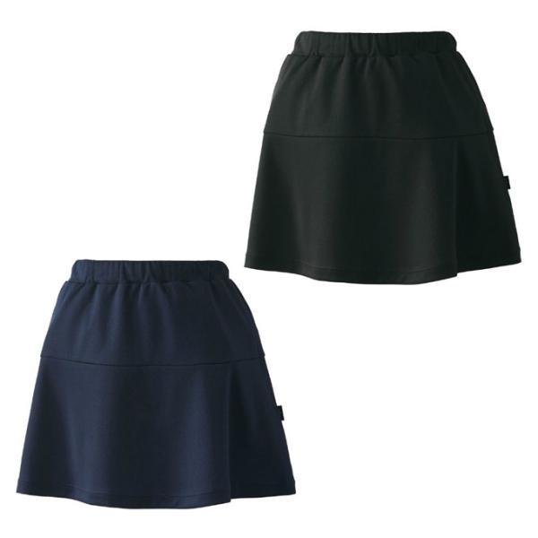 裾部分に切替えのあるシンプルで汎用性の高いスカート。シーズンカラーを使用しているので、コーディネイトの幅を広げられるアイテム。■カラー：127NVY ( ネイビー )165BLK ( ブラック )■サイズ：M、L、LL■素材：ドライニット ...