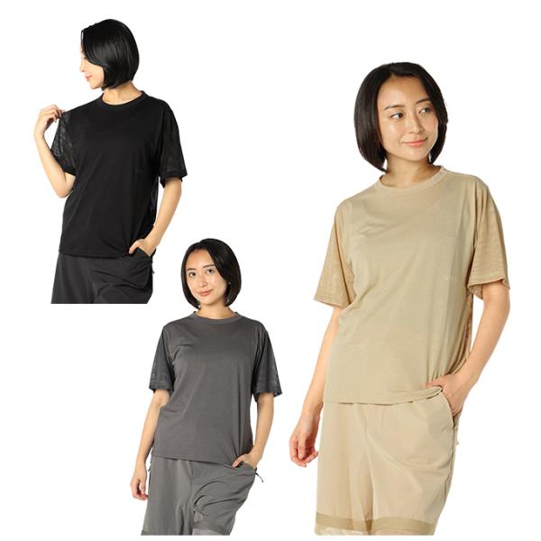 ■カラー：Beige、Black、DarkGray■サイズ：S、M、L、O■重量：約138g■原産国：中国■素材：前身頃ポリエステル62%、綿33%、ポリウレタン5%後身頃・袖ポリエステル95%、ポリウレタン5%■着用サイズ：M(身長/16...