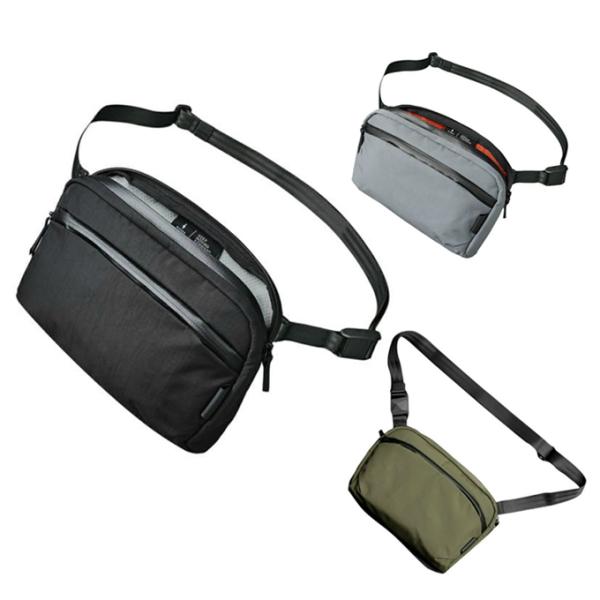 ■カラー：BLACK ( ブラック )、GRAY ( グレー )、GREEN ( グリーン )■サイズ：タテ17cm×ヨコ25cm×マチ5cm※製品によって仕上りサイズに多少の誤差がありますのでご了承下さい。■重量：240g■素材：表地/ナ...