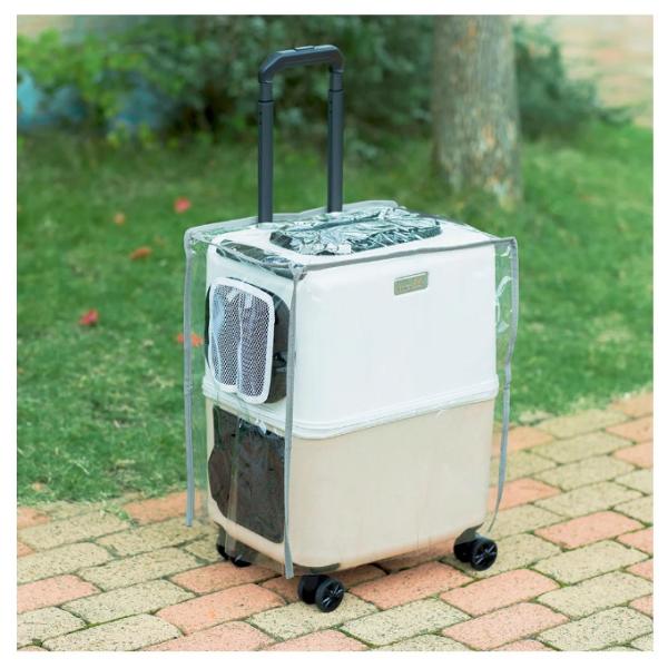 ■カラー：クリア■サイズ：本体/47×39×29cmバッグ/27×19cm ( 持ち手含まず )※製品によって仕上りサイズに多少の誤差がありますのでご了承下さい。■素材：本体/PVCバッグ/ポリエステル■特長：・ペットキャリーiCOに合わせ...