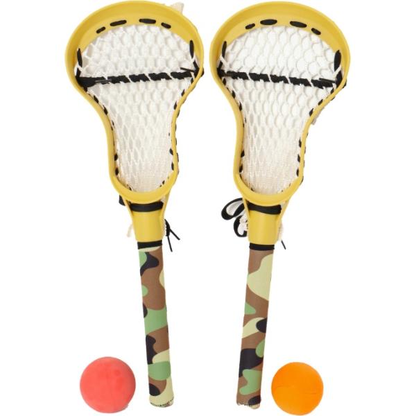 ■カラー：CU■特徴：ラケット(42cm)×2ボール(7.3cm)×1、ボール(5.5cm)×1■特徴：手軽にラクロス的なラケット遊びが楽しめる!