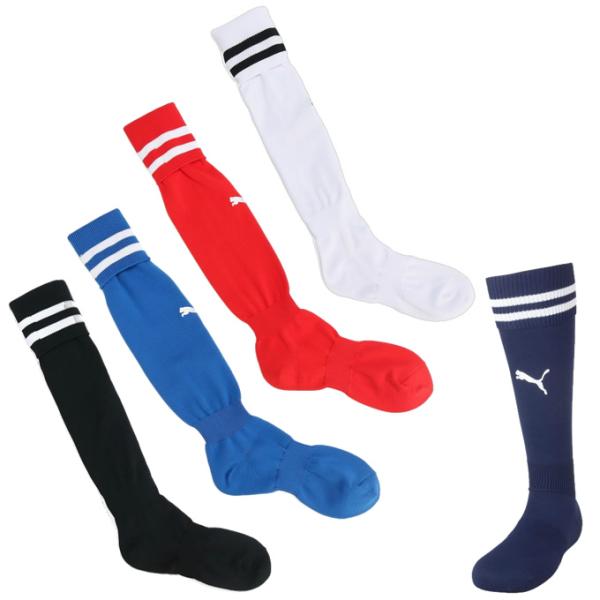履き口にデザインされた2本のラインが、特徴的なサッカーストッキング。フロントのプーマキャットの刺繍がブランドらしさをアピールします。足首と甲のリブがしっかり足元を固定してくれるので、パフォーマンス中も快適なフィット感をキープ。パフォーマンス...