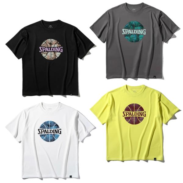 ダークなムードのボール柄グラフィックに配色のロゴを組み合わせたボールデザインのプリントＴシャツ■カラー：ダスク、ブラック、ホワイト、ムーンライト■サイズ(cm)：S ( 身幅/100、着(身)丈/68、肩幅/47、袖丈/18 )M ( 身幅...