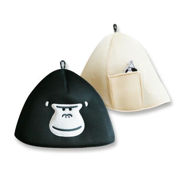 サウナの世界を日常にととのい系サウナブランド【ごリラックス】からまもるさんの瞑想メッシュハットが新登場！メッシュ生地の二重構造で熱を和らげ、頭部をやさしく守ります！友達と一緒の時は笑いを誘う“まもるさんフェイス”で◎ひとりで静かにととのいた...