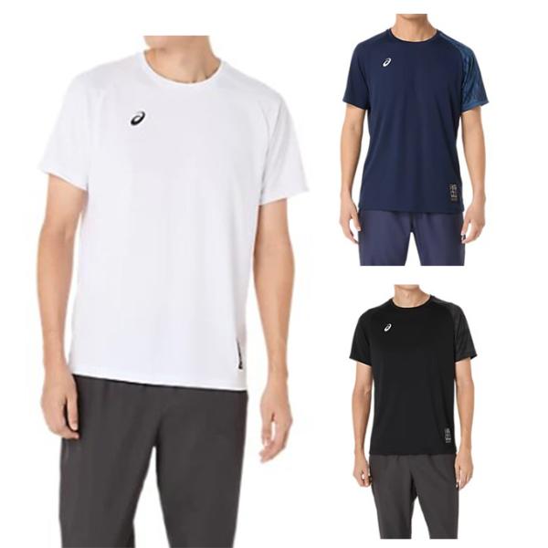 吸汗速乾性に優れたポリエステニット素材の半袖シャツ■カラー:001(パフォーマンスブラック)、100(ブリリアントホワイト)、400(ミッドナイト)■サイズ:S、M、L、XL■素材:ポリエステル100%■原産国:インドネシア■特長:・ASI...