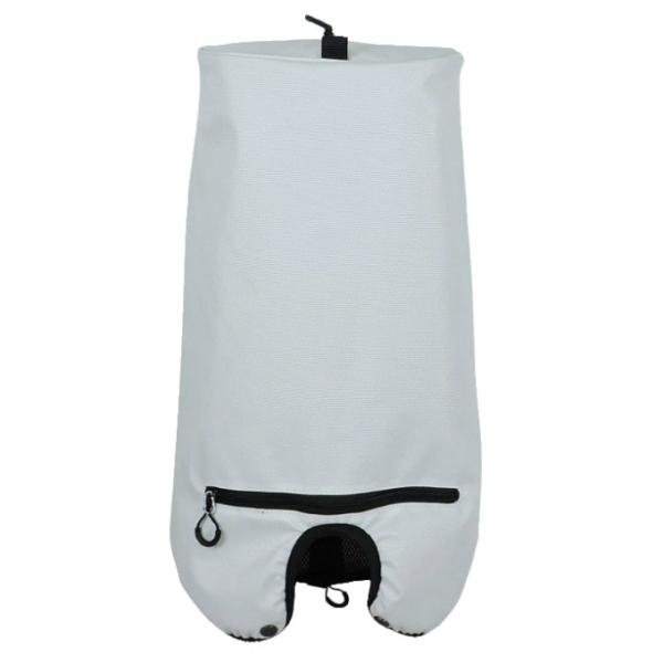 ■カラー：WH ( ホワイト )■サイズ：8.5〜10型対応■特徴：ハンドル付きのゴルフバッグにも対応！内側のメッシュ生地がクラブを優しく保護します。補強テープ付きでファスナーのコイルが切れにくい！※口枠の形状・サイズにより取り付けできない...