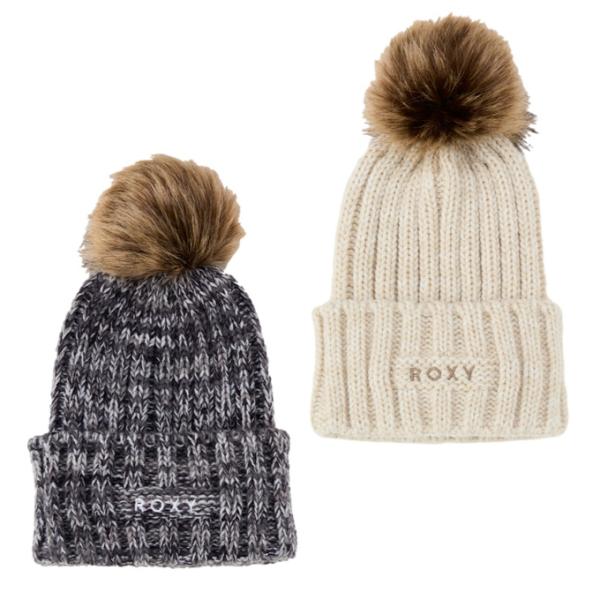 ナチュラルなミックスカラー糸を使用したリブ編みニットビーニー。折り返しデザインのフロント部分にはロゴ刺繍をあしらいました。動くたびに揺れるブラウンのファーポンポンがかわいいアイテムです。■カラー：BLK、OWT■サイズ：F■素材：アクリル1...