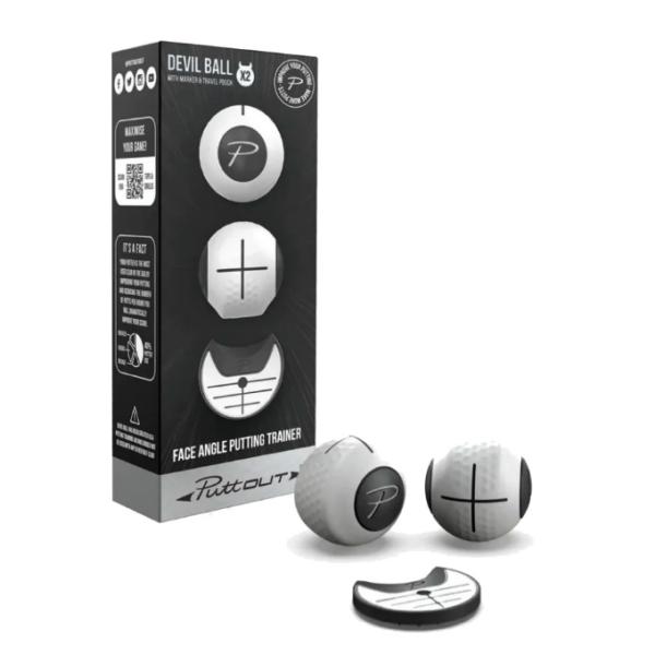 ■特徴：【 科学的に設計された革新的なデザイン 】デビルボールは世界初の技術が施されており、パッティングスキルの向上に特化したデザインで設計されています。デビルボールは片側の側面が平らであるため、インパクト時のフェースの角度のズレに対してと...