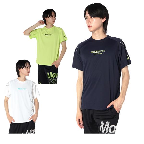 ■カラー：WH00、NV00、YL00■サイズ：S、M、L、O、XO■素材：ポリエステル100%■特徴：吸汗速乾、ストレッチ、UPF15■原産国：ベトナム■着用サイズ：L(身長/180cm)検索ワード：スポーツウェア トレーニングウェア 半...